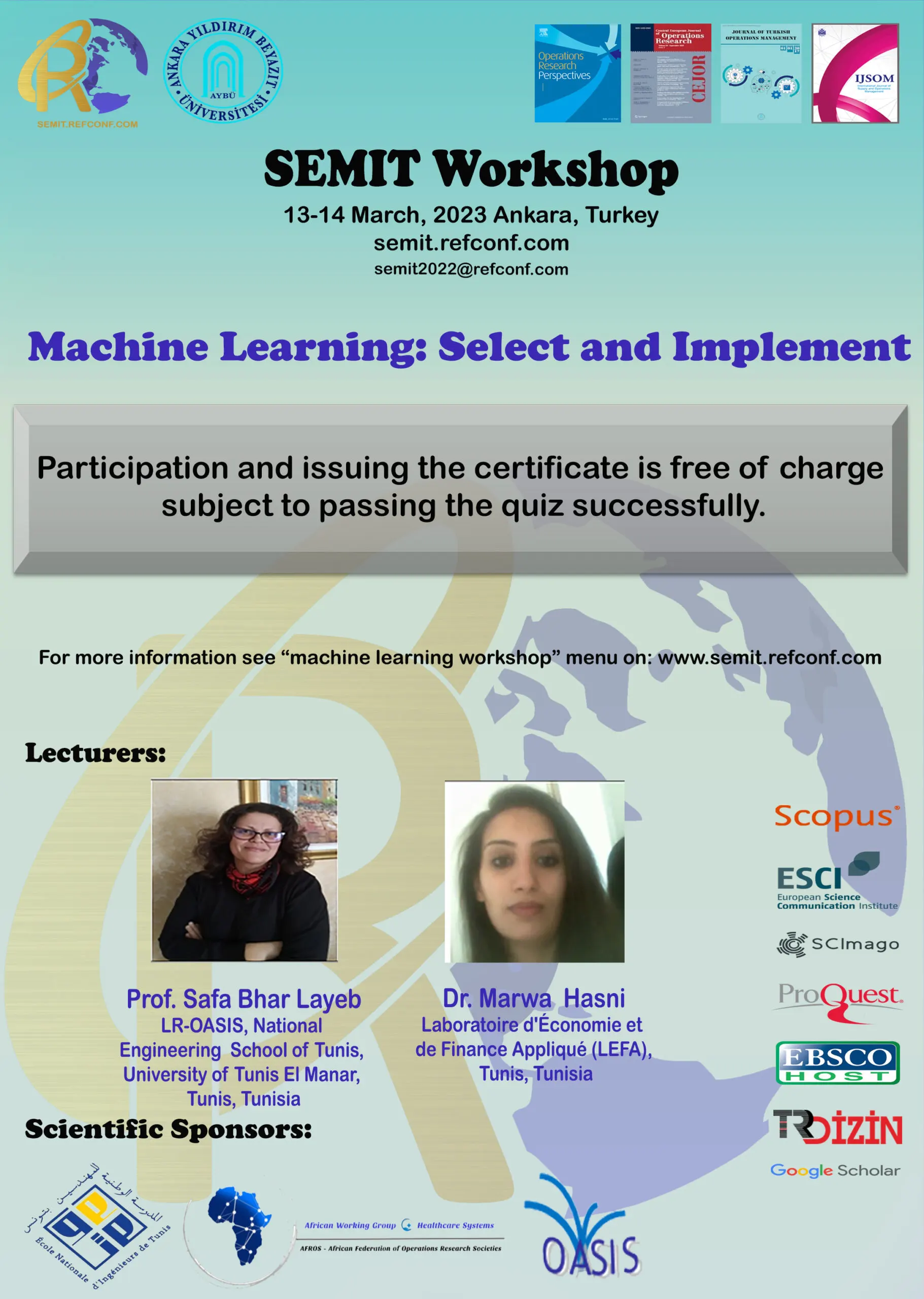 Machine Learning Workshop - RefConf Machine Learning Workshop - RefConf